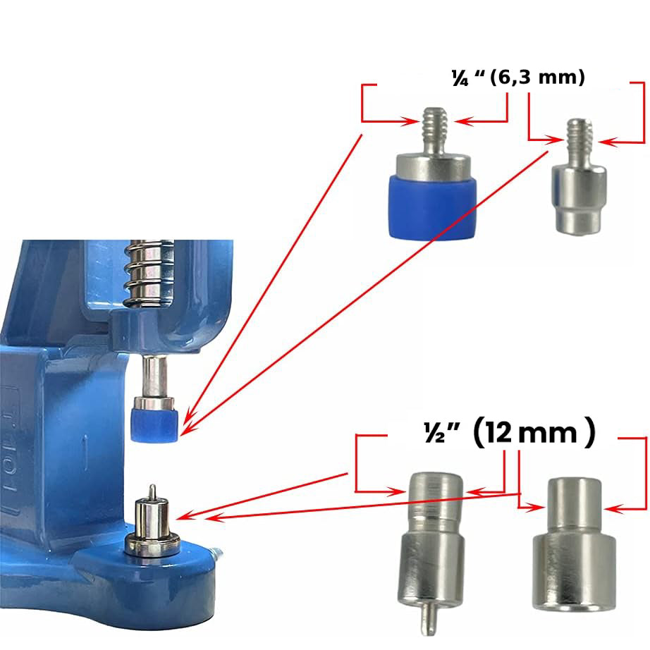The Essential 10mm Snap Button Die for Hand Press Machines – YF Store